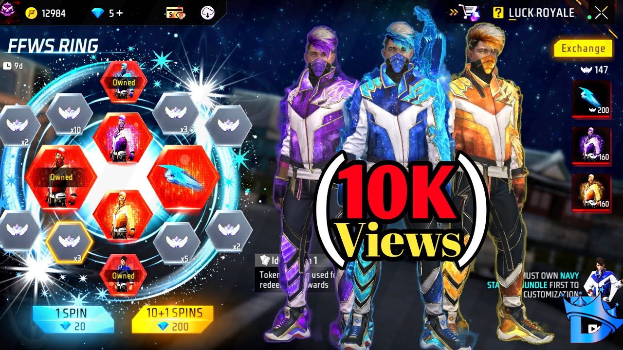 FFWS EVO BUNDLE RING EVENT - FREE FIRE NEW EVENT TODAY| - LEGENDARY ...