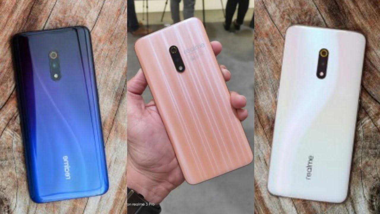 Realme X All Colour Variants Hands-on | White, Blue And Onion Colour ...