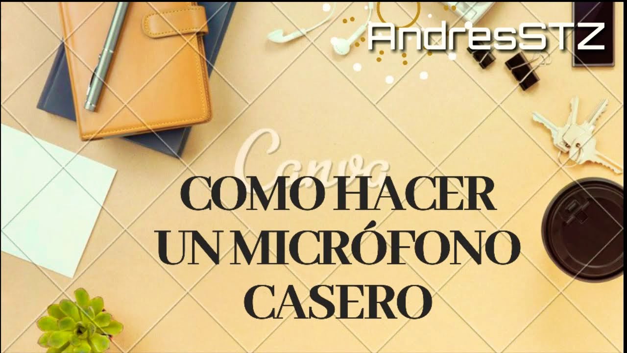 Como hacer un micrófono casero/Fácil de hacer - YouTube