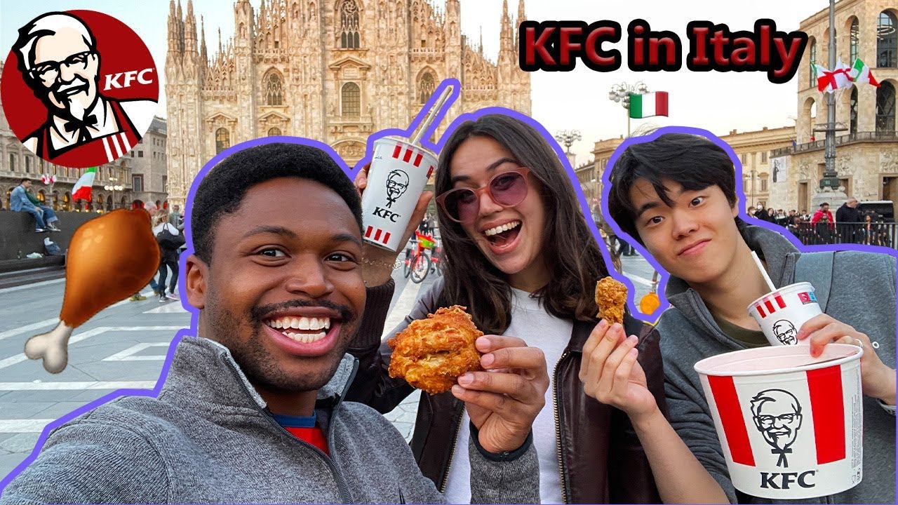 KFC in Italy...is it crispy? 🇮🇹🍗 #kfc - YouTube
