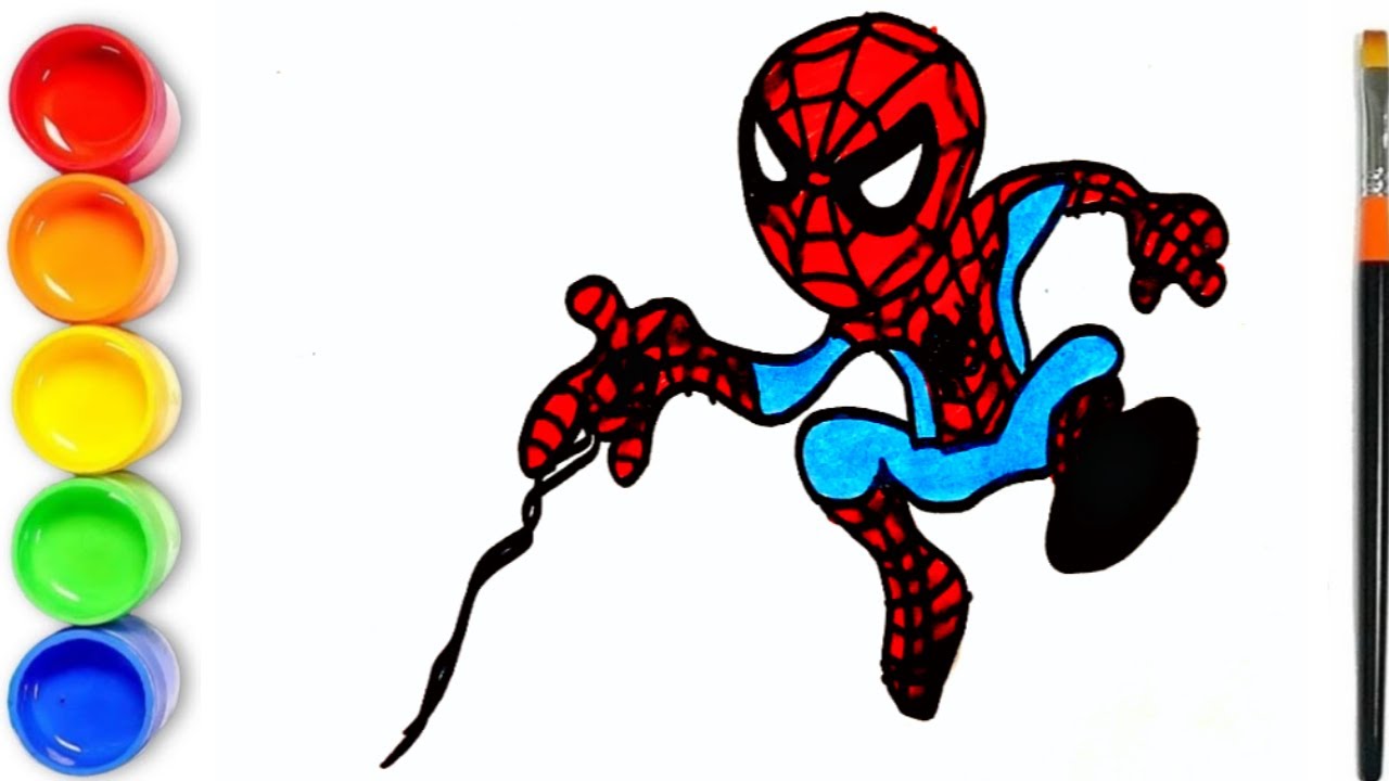 Drawing and Coloring Spidey | Spidey and His Amazing Friends | Spidey ...