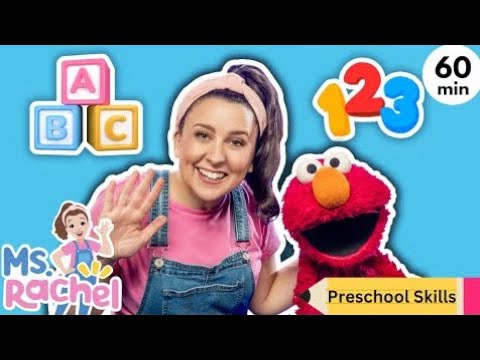 Ms Rachel & Elmo Get Ready For School ABC Song, Numbers, Colors Toddler ...