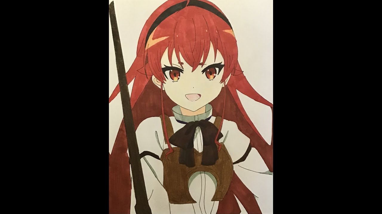 How to draw Eris Boreas Greyrat from " Moshuko Tensei " (step by step ...