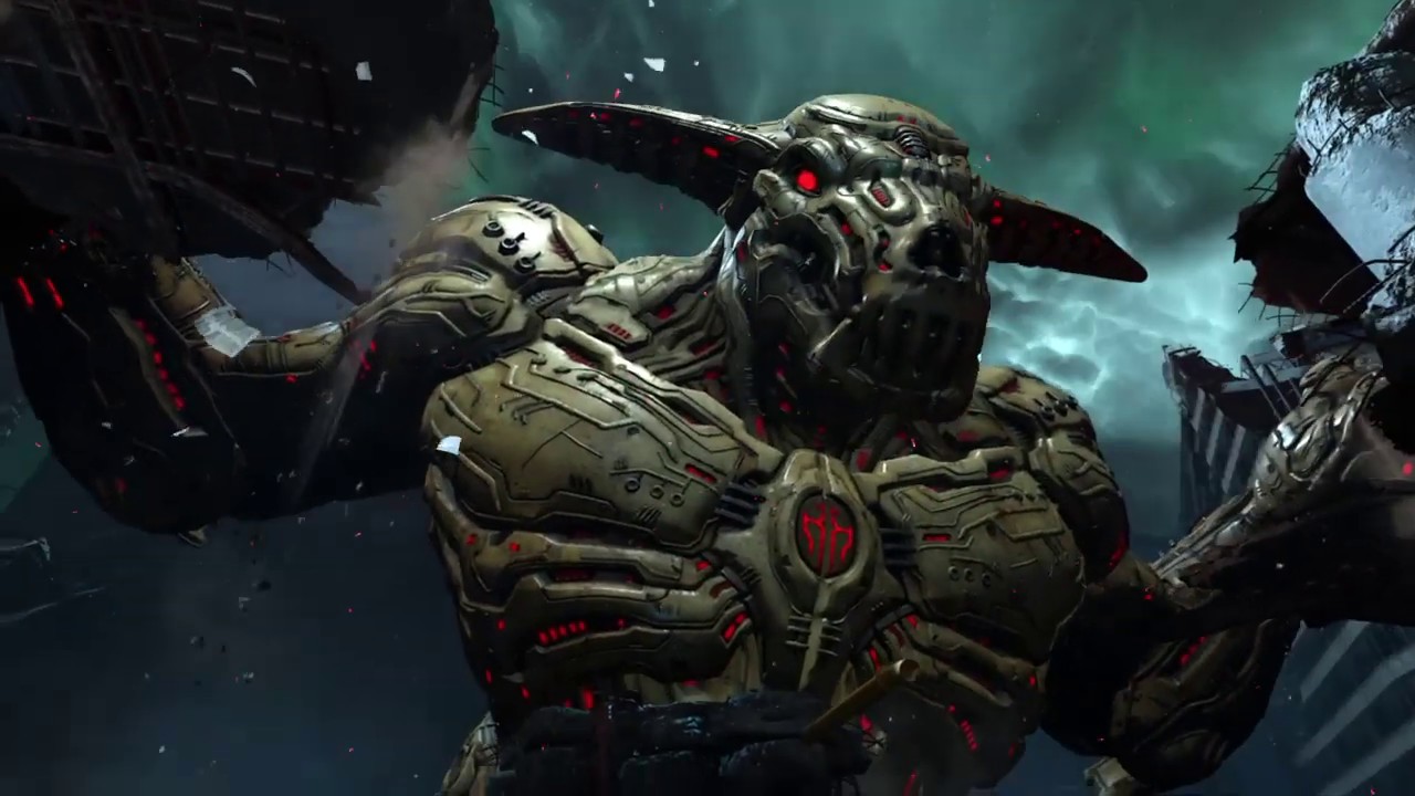 DOOM Eternal - Icon Of Sin Boss Battle - YouTube