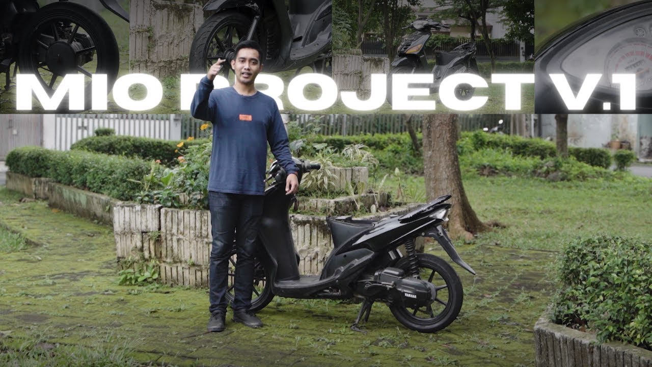 YAMAHA MIO SPORTY PROJECT EPS. 1 | RESTORASI | ADHAR ILHAM - YouTube
