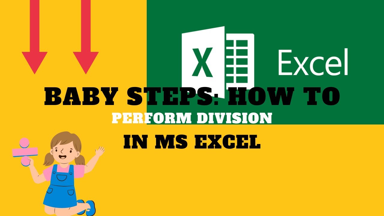 How To Perform Division In Microsoft Excel YouTube How To Perform Division In Microsoft Excel YouTube