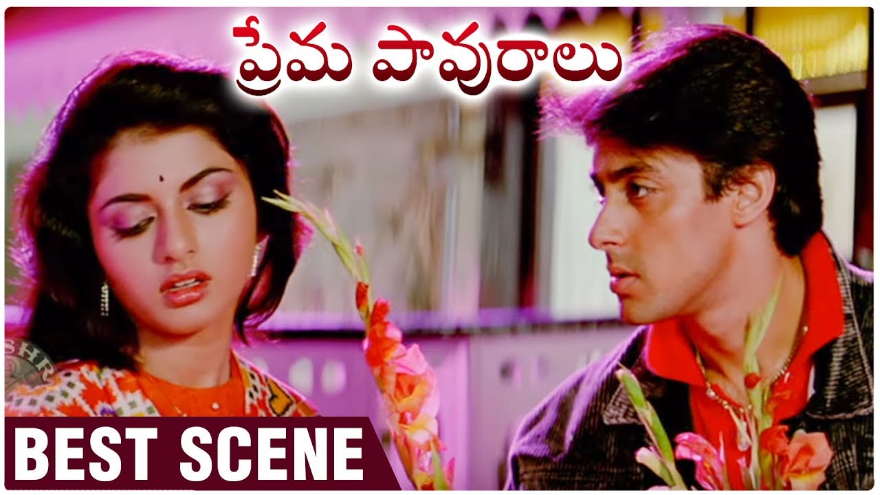 Prema Pavuralu Movie Best Scene | Maine Pyar Kiya | Salman Khan ...