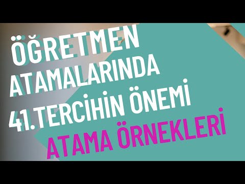 41. TERCİHİN ÖNEMİ... 41.TERCİH AÇILMALI MI? ÖRNEKLERLE AÇIKLAMALAR.
