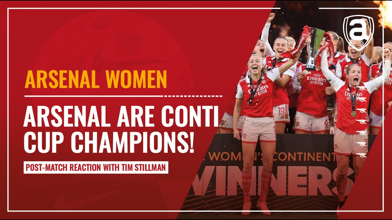 Arsenal win the Conti Cup Final: post-match reaction | Arseblog News ...