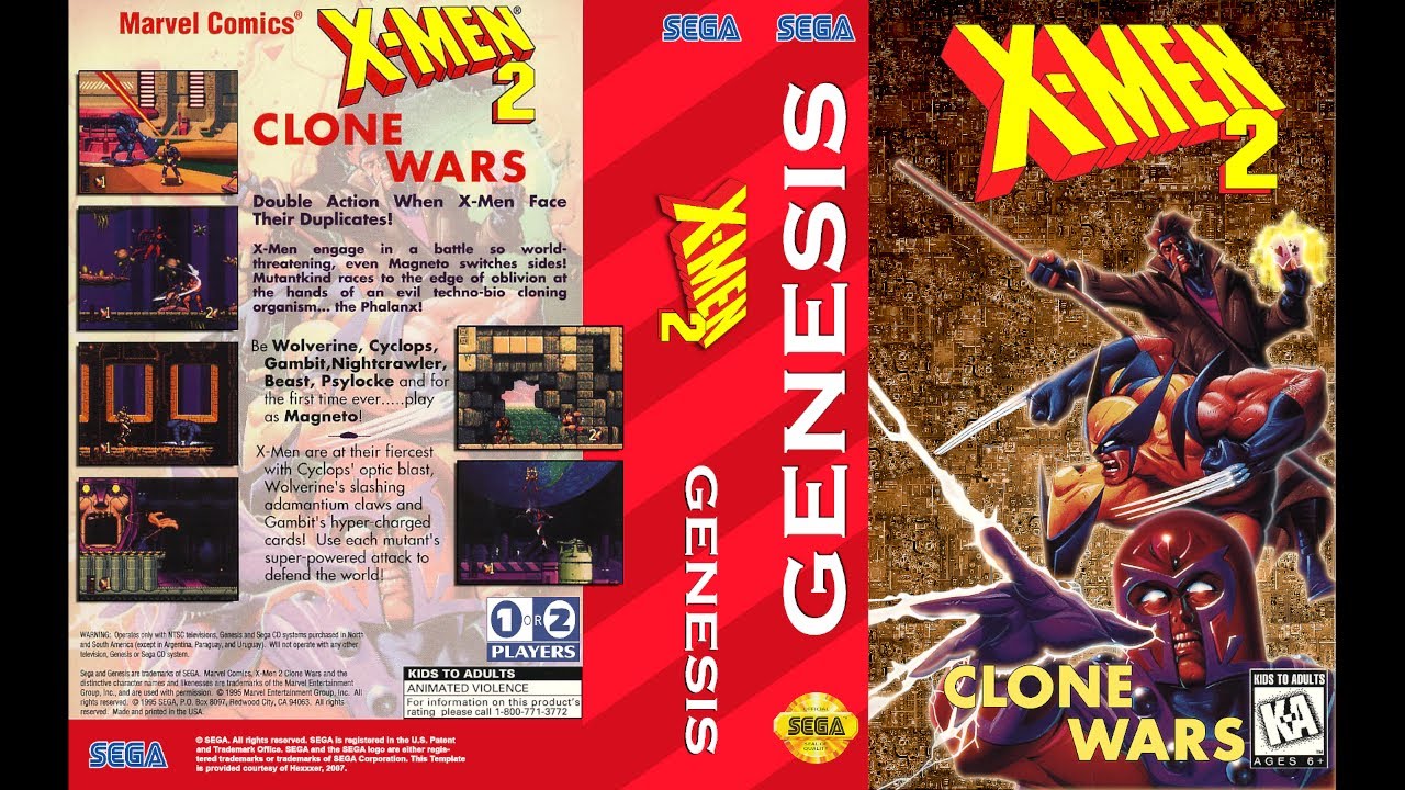 [MD/GEN] X-Men 2 Clone Wars OST Boost Mix - YouTube