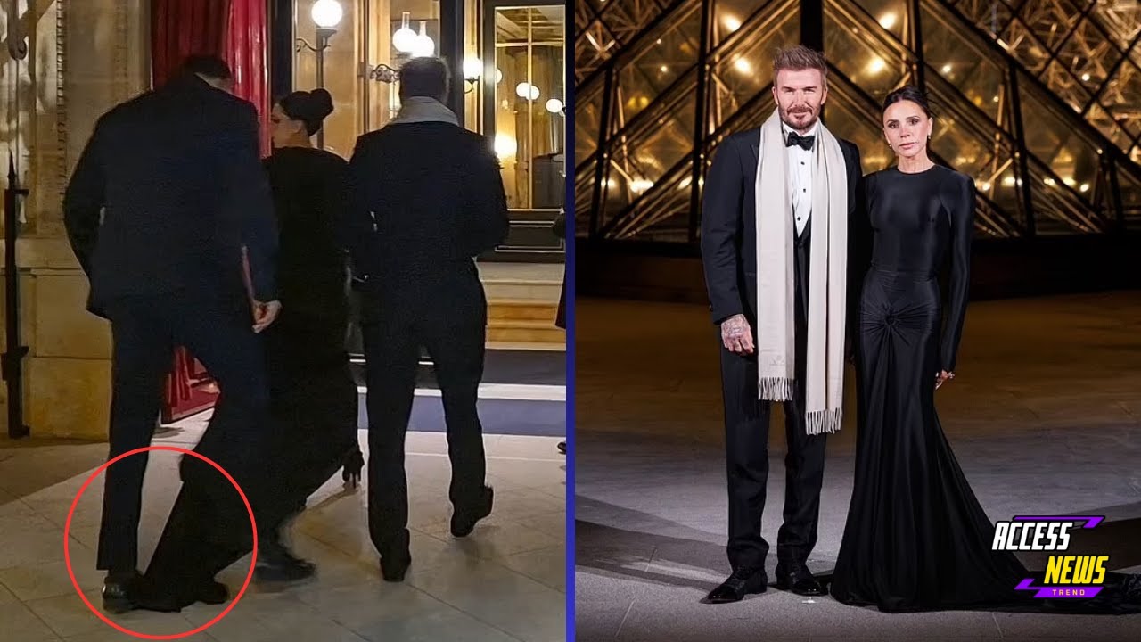 🚨 Awkward Moment! Security Guard Steps on Victoria Beckham’s Dress 👗😲 ...