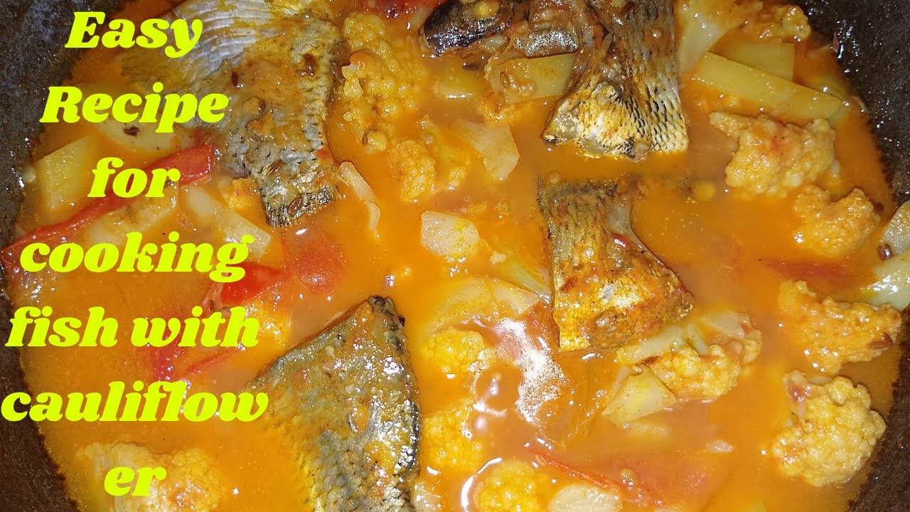 Delicious Fish and Cauliflower Recipe Easy Cooking Tutorial for a ...