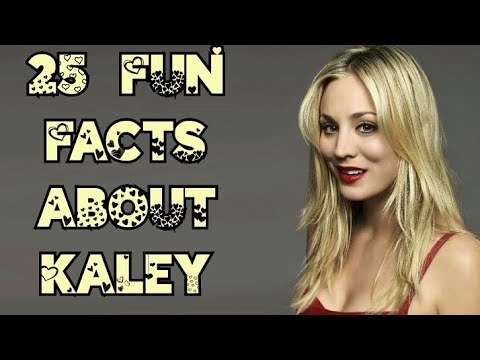 25 Fun Facts About Kaley Cuoco - YouTube