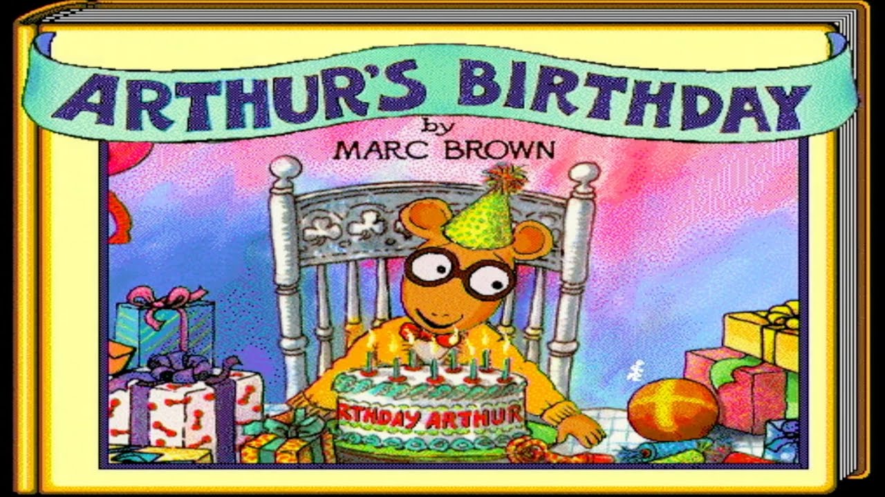RARE Arthur's Birthday Demo (1996) From Living Books - YouTube