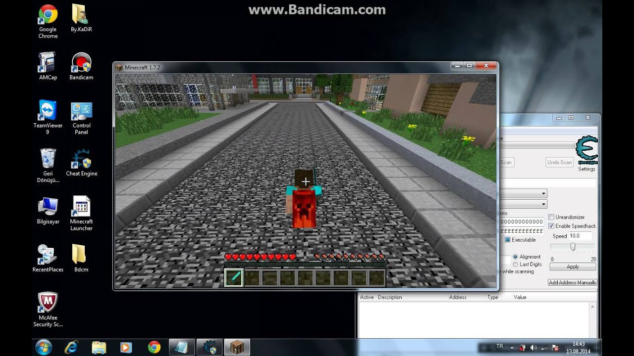 Minecraft Hız Hilesi Speed Hack - YouTube