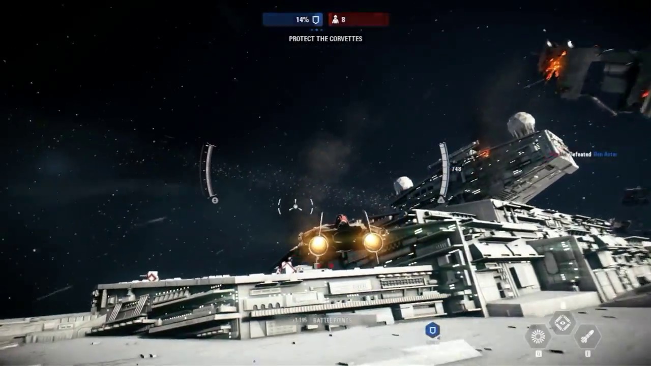 STAR WARS BATTLEFRONT 2 (starfighter assault gameplay part 1) - YouTube