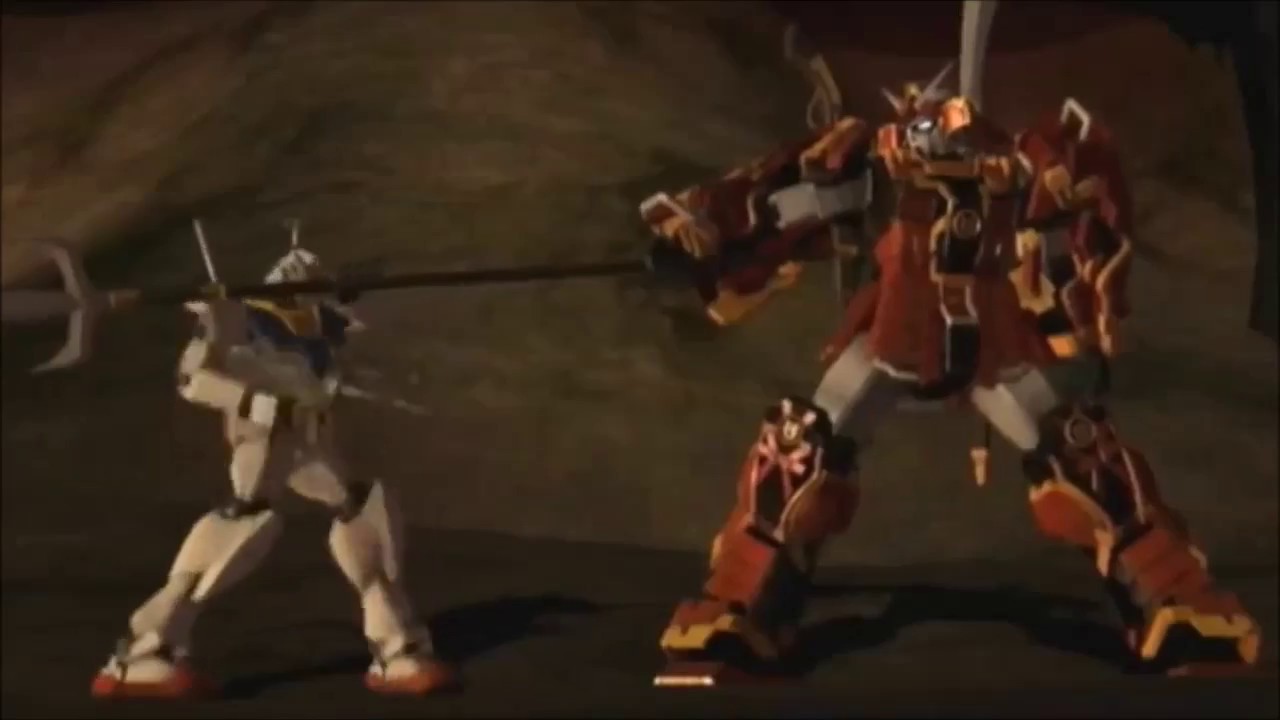 RX 78 2 Gundam Samurai Jump - YouTube