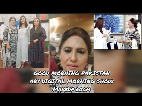 makeup room of Good morning pakistan live ary morning show with nida ...