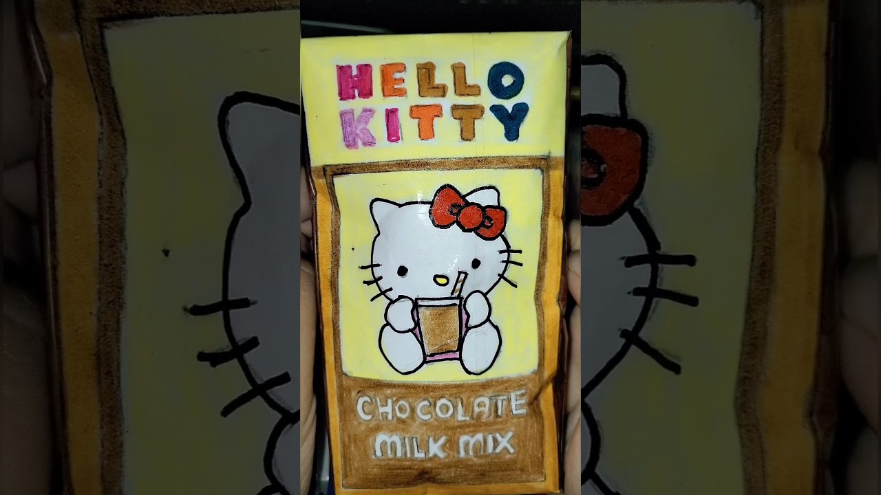 bikin paper squishy susu kotak #papersquishy #diy #shorts #hellokitty ...