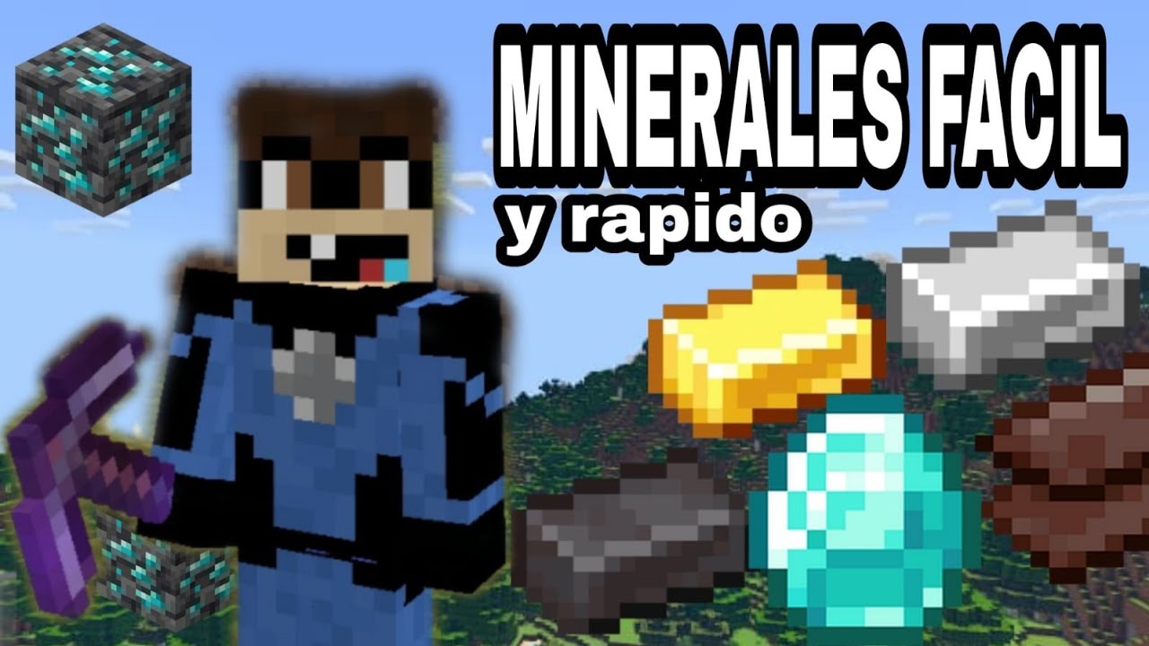 Minecraft Como Conseguir Todos Los Minerales Fácilmente... - YouTube