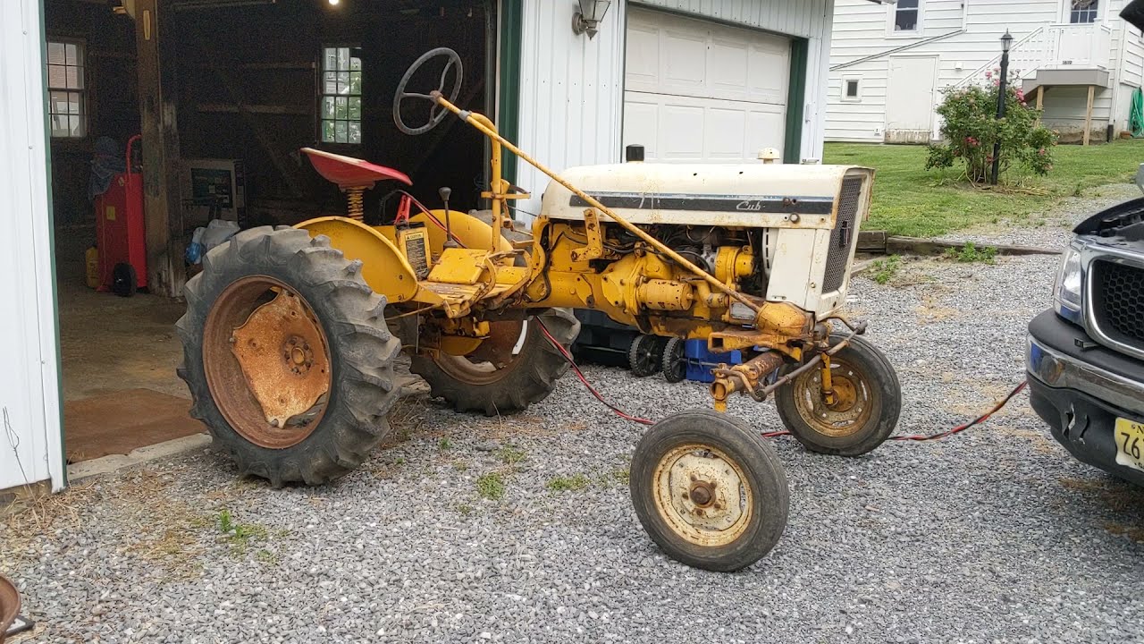 A First Look at the 1979 International Harvester Cub Tractor - YouTube