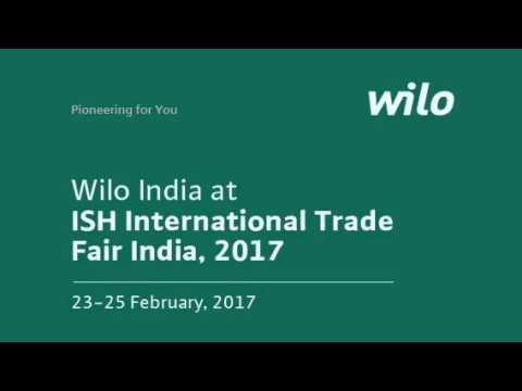 Wilo India at ISH Internatioanl Trade Fair India, 2017 - YouTube
