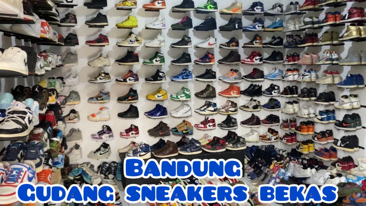 Pusat sepatu bekas di bandung ( sepatu thrift nya warga bandung ...