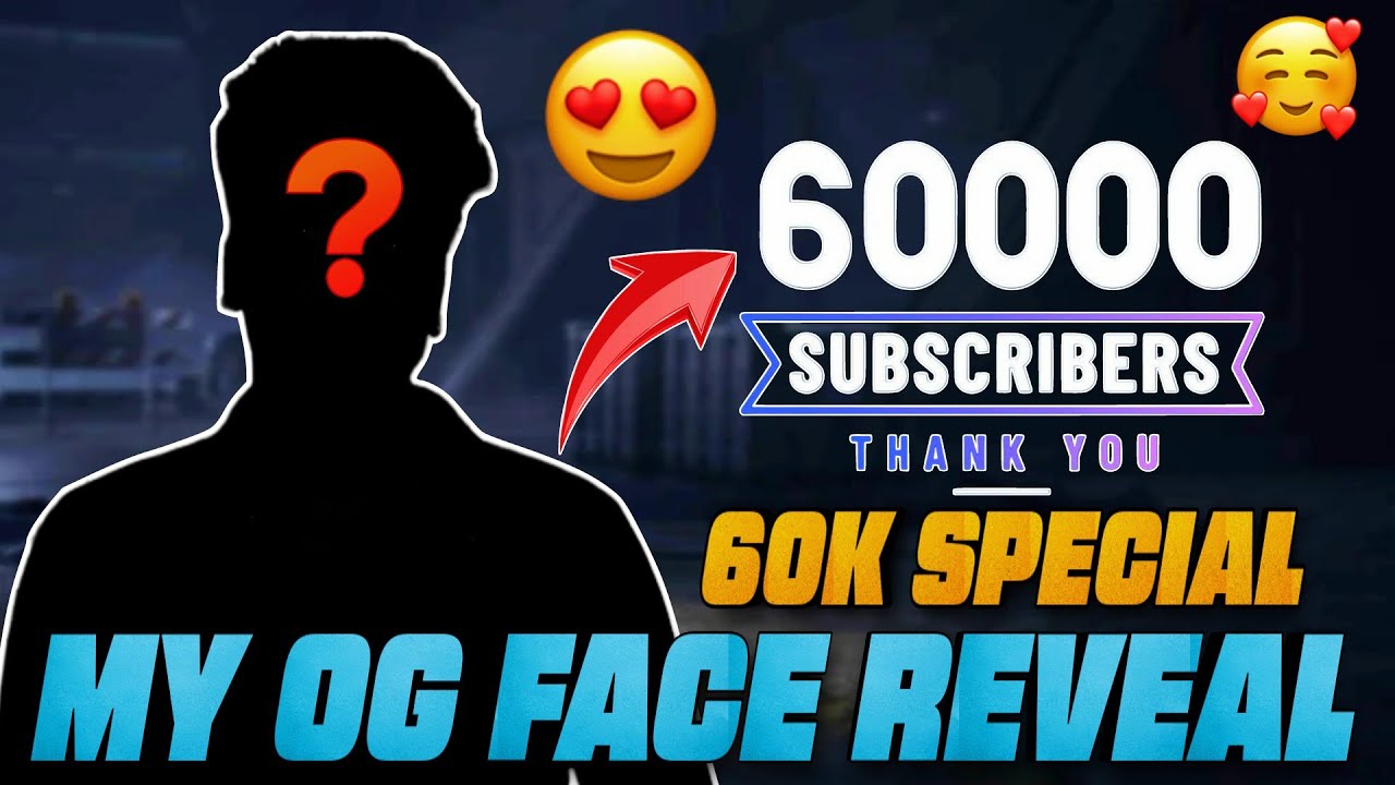 🥰😍MY OG FACE REVEAL😯60K SUBSCRIBERS SPECIAL VIDEO🥳 - YouTube