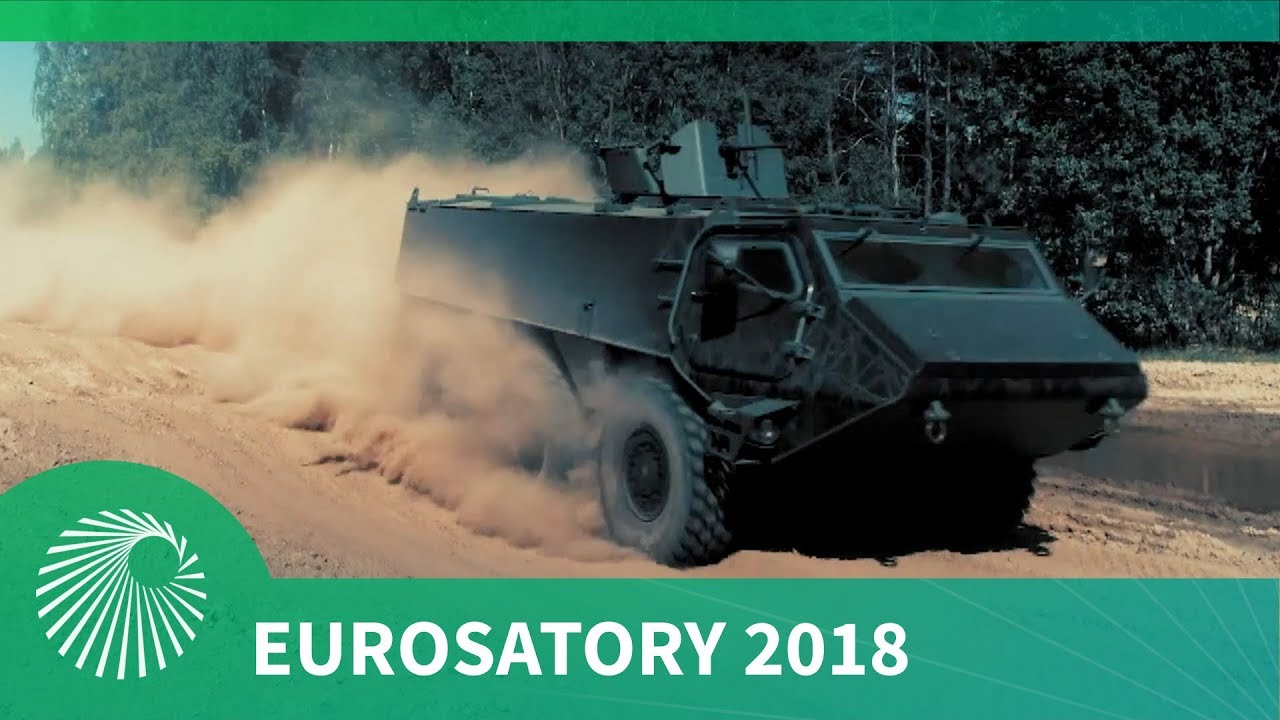 Eurosatory 2018: Patria launches new 6x6 APC - YouTube