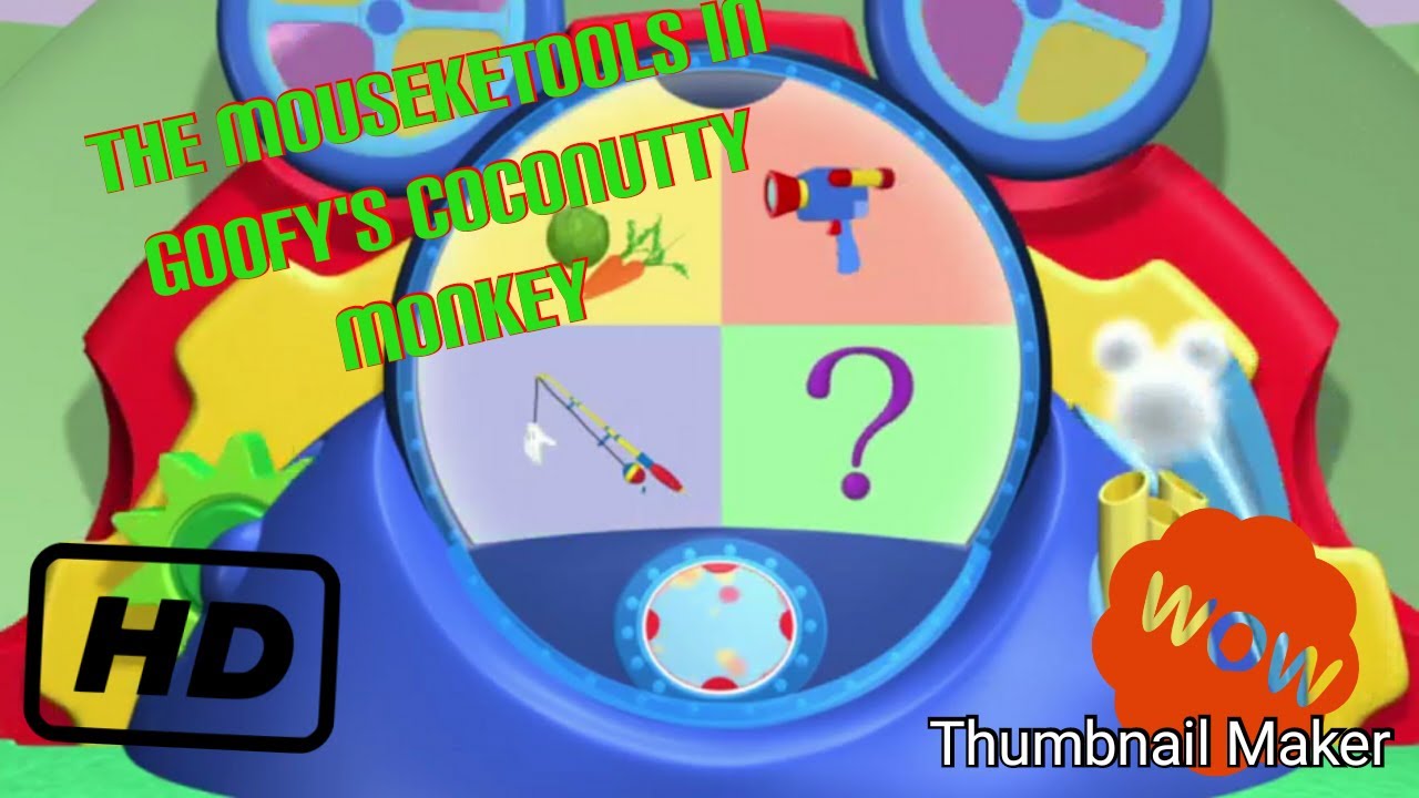 The Mouseketools In Goofy's Coconutty Monkey - YouTube