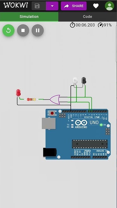 Logic OR gate simulation with Arduino - Wokwi - YouTube