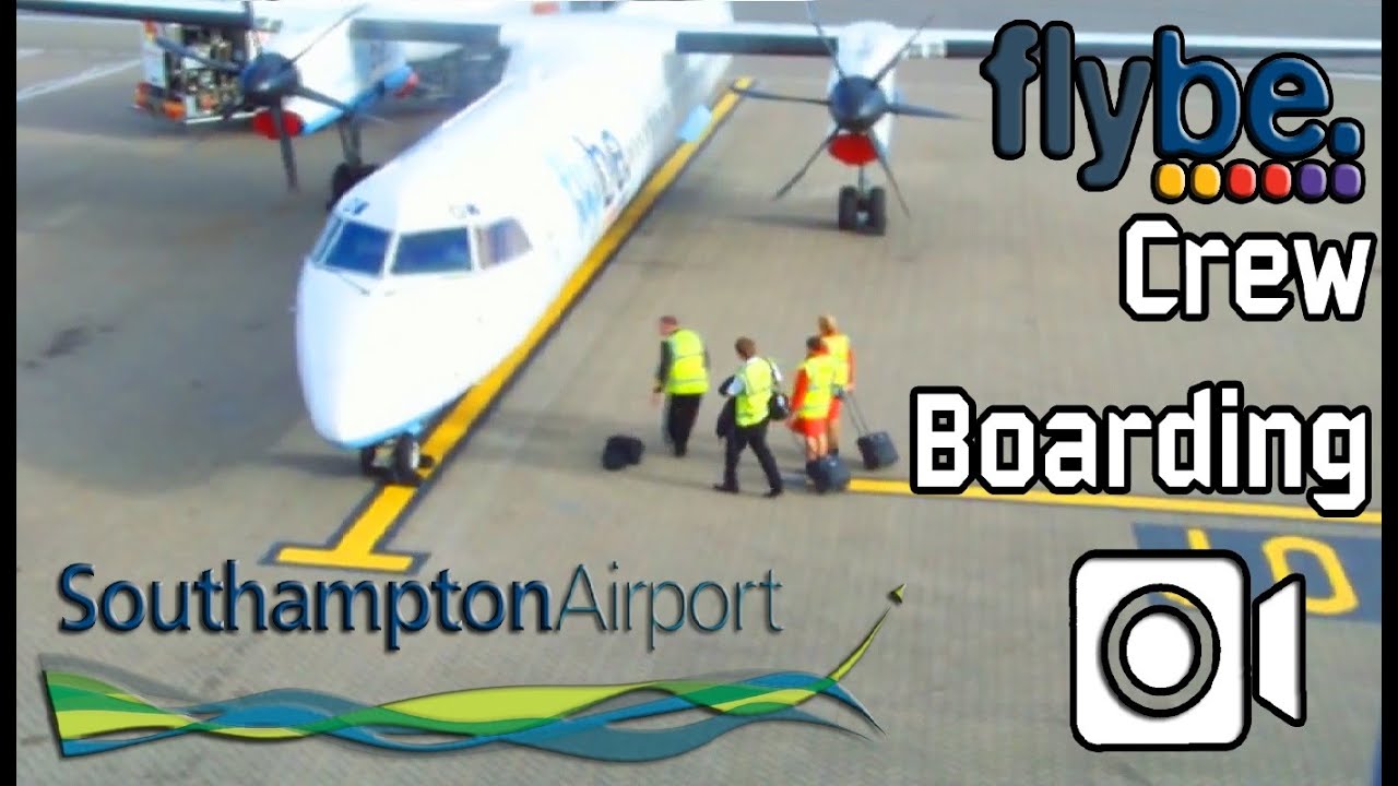 Flybe crew boarding - YouTube