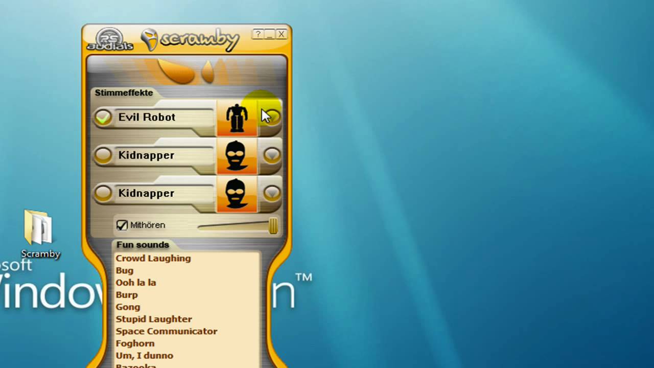 Scramby Voice-Changer-German - YouTube