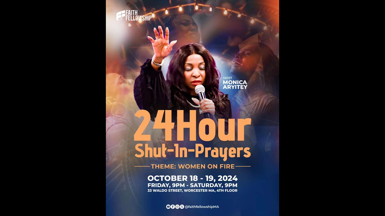Women of Faith 24 Hour Shut-In Prayer - YouTube