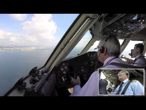 AZAL B767 Landing Istanbul, Captain Otello going strong! [AirClips]