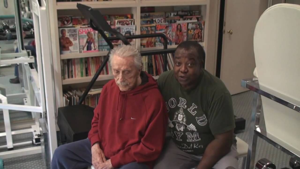 In the gym with Leroy Colbert and Joe Weider - YouTube