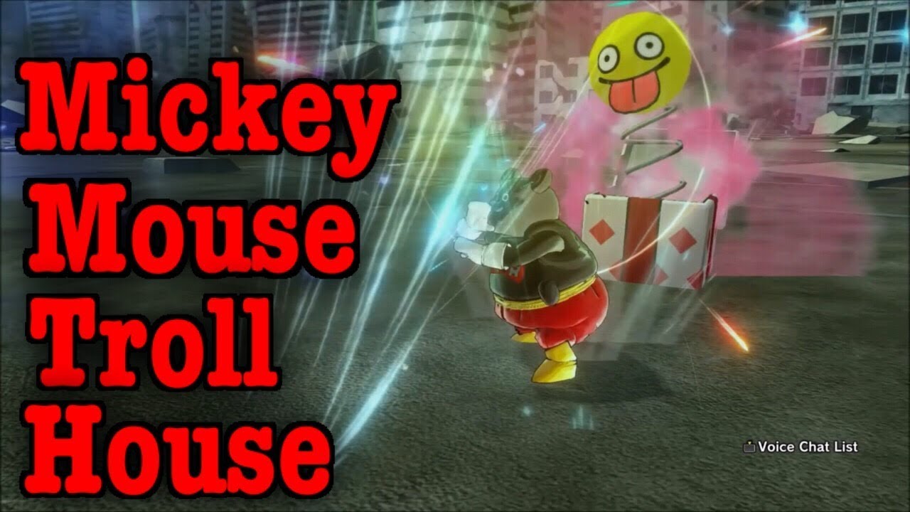 Mickey Mouse Troll House In Dragon Ball Xenoverse 2 - YouTube