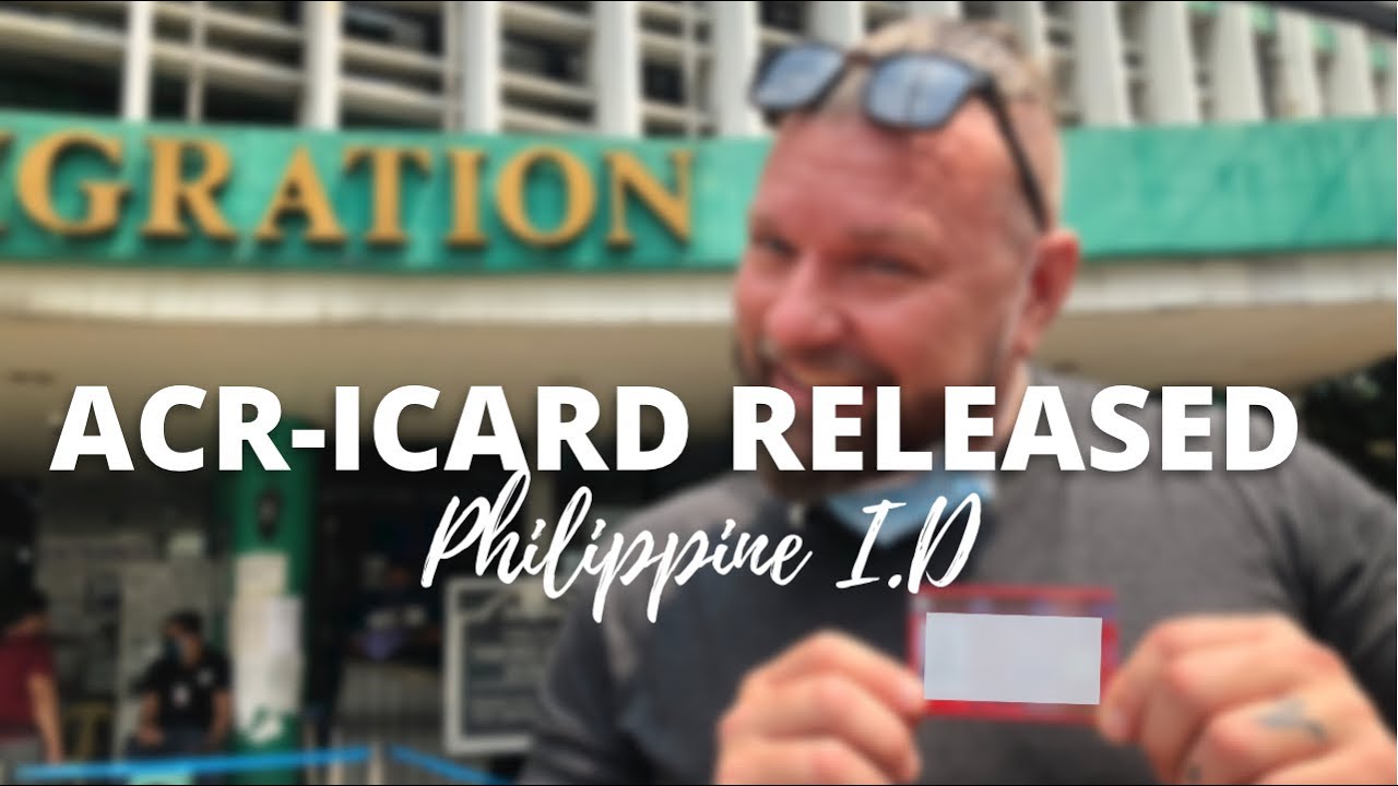 Getting his ACR-I CARD | Foreigner I.D in Philippines | Filipina ...