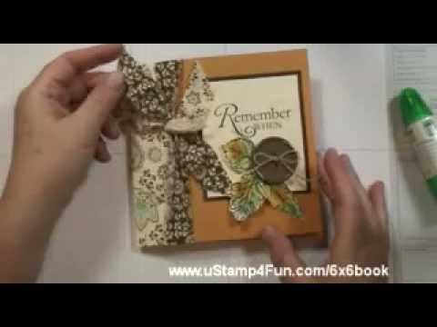 6x6 Fold Out Book - YouTube