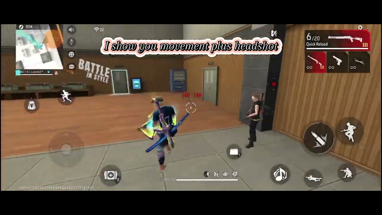 Crazy movement plus headshot#movement #freefire #headshot #like # ...