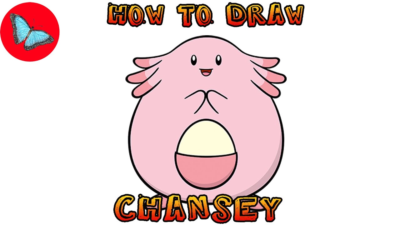 How To Draw Pokemon - Chansey | Drawing Animals - YouTube