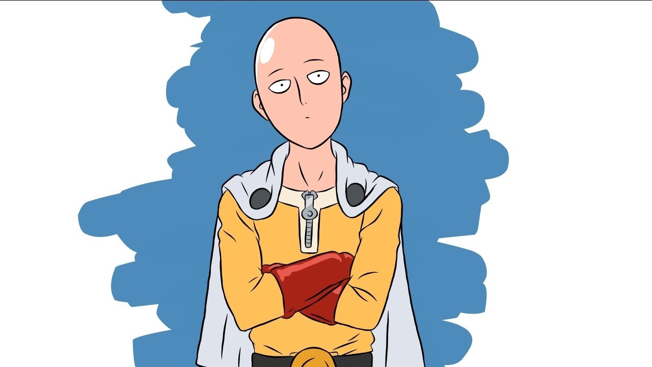 How To Draw Anime Charakter (One Punch Man draw) - YouTube