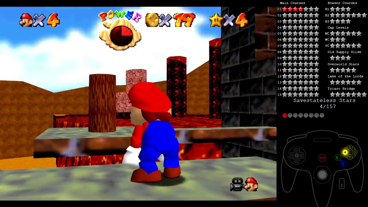 Super Mario 74 Extreme Edition - Course 1: Devil's Dice [Savestateless ...