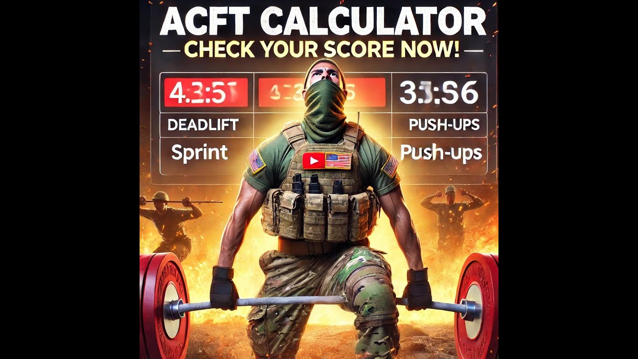 🔥 ACFT Calculator – Instantly Check & Improve Your Army Combat Fitness ...