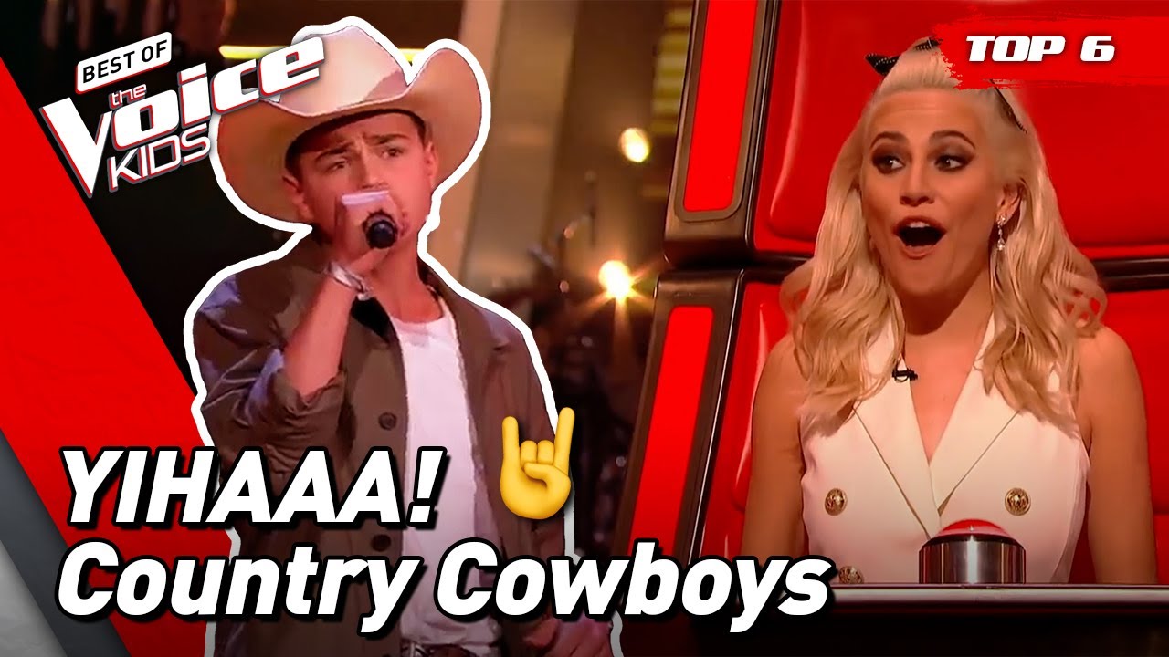 Country Blind Auditions on The Voice Kids | Top 6 - YouTube