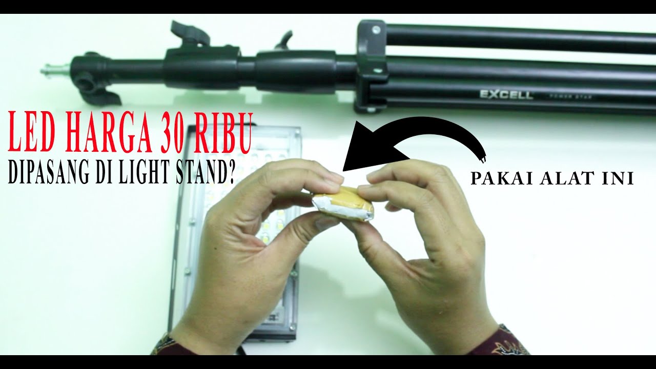 lampu LED harga dibawah 30K bisa dipasang di lightstand? - YouTube