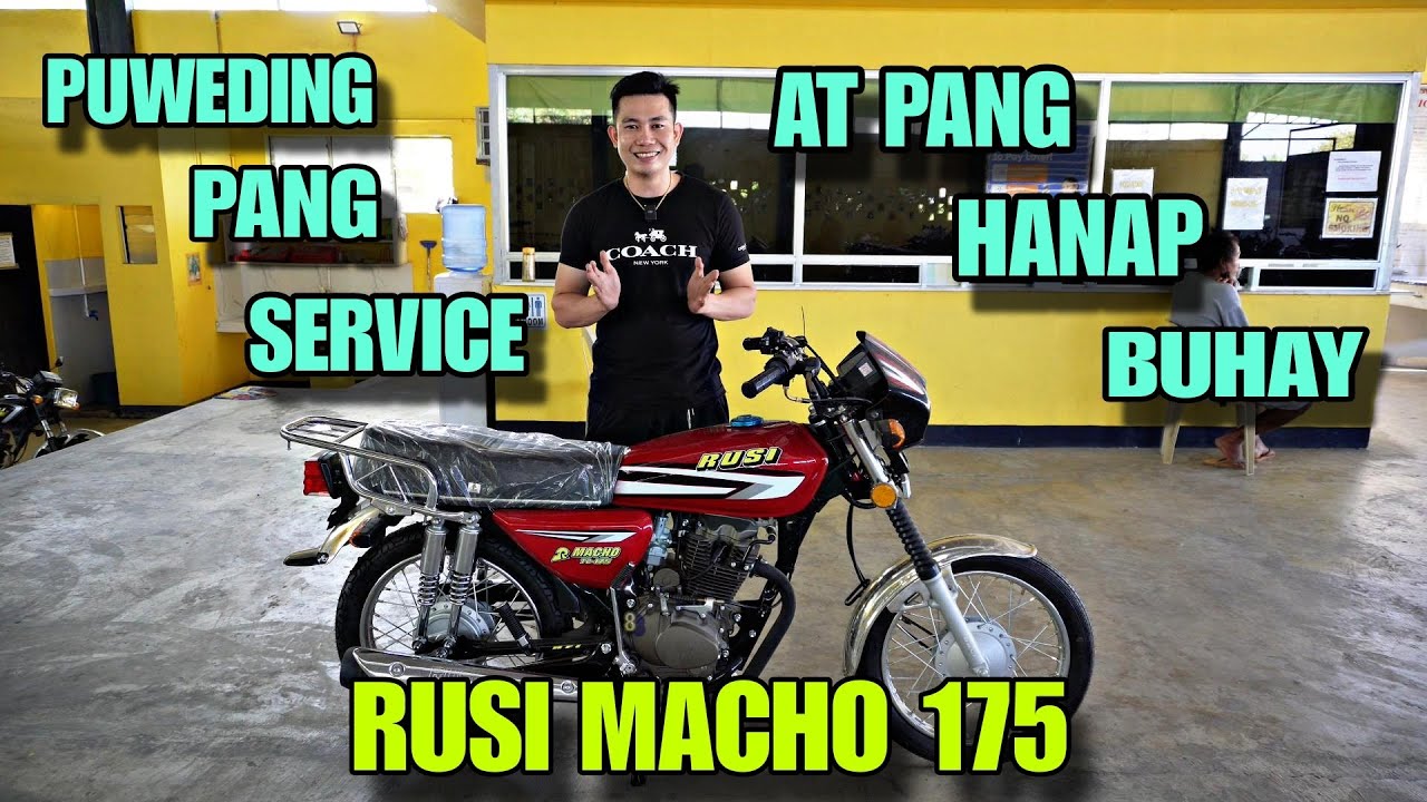 RUSI Macho 175 RED - YouTube
