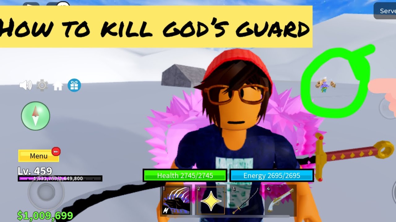 BLOX FRUITS - Killing God’s Guard | Kim and Keiran - YouTube
