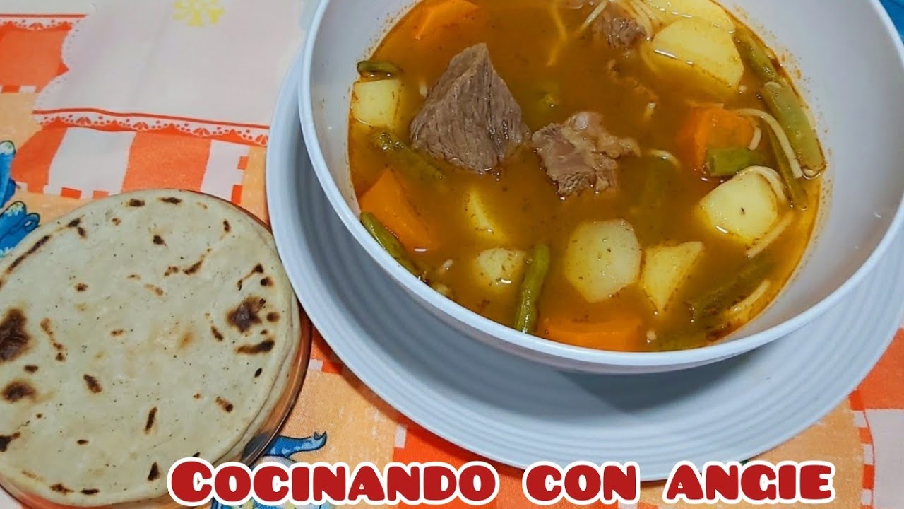 como preparar una sopa de posta de res🐄 - YouTube