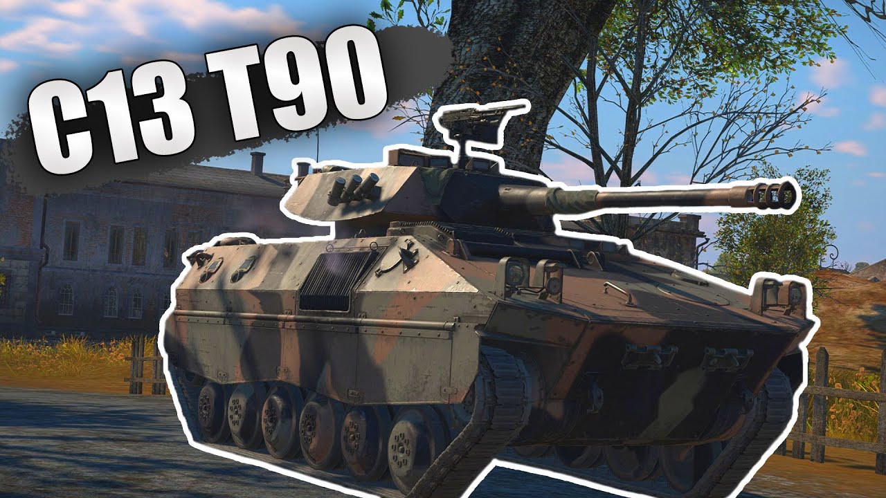 БЫСТРЫЙ ОБЗОР C13 T90 | War Thunder - YouTube